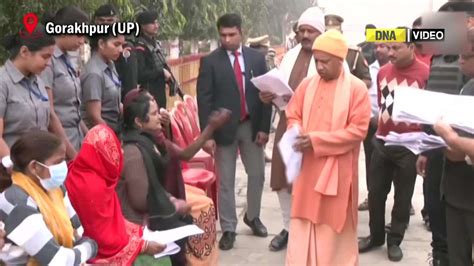 Up Cm Yogi Adityanath Holds ‘janata Darshan In Gorakhpur