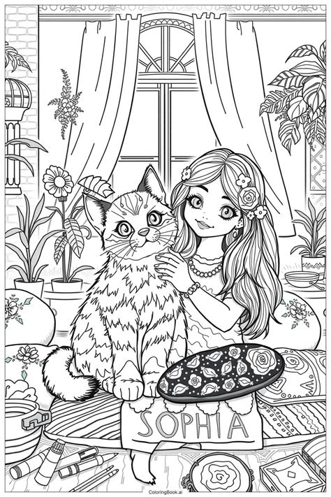 43张小猫填色页（免费pdf和png打印）