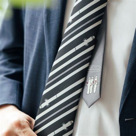 Moomin Jacquard Necktie Hattifattener [watanabe] Nin Nin