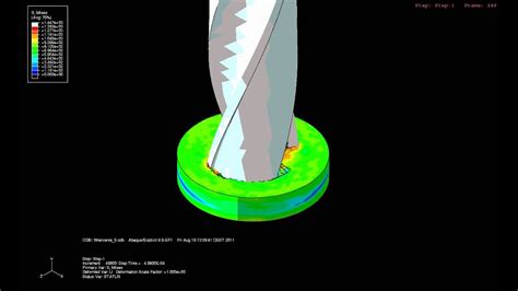 Finite Element Modeling Of Drilling In Abaqusexplicit Youtube