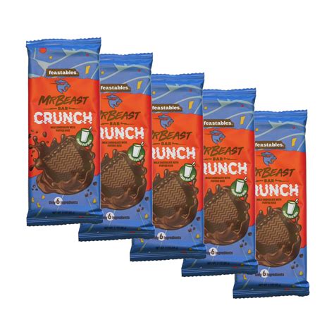 위메프플러스 ⭐피스터블⭐ 미스터 비스트 초콜렛 오리지널 다크 밀크 크런치 5개묶음 가공식품