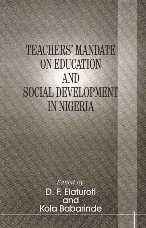 Pdf Repositioning Teaching And Teacher Education In Nigeria