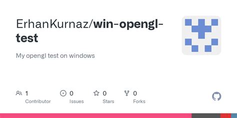 GitHub ErhanKurnaz Win Opengl Test My Opengl Test On Windows
