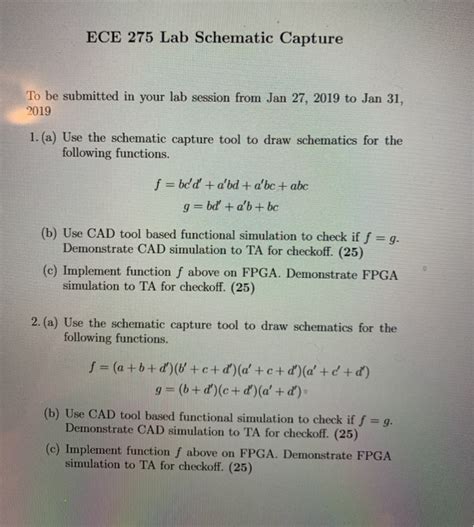 Ece Lab Schematic Capture To Be Submitted In Your Chegg