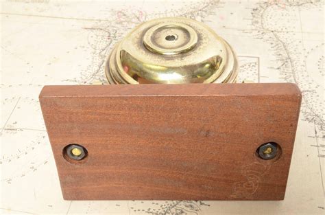 1900s Brass Magnetic Compass Signed Simpson Lawrence Glasgow Antique