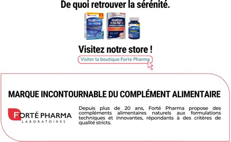 Forté Pharma Magnésium Ultra Fort LP Complément Alimentaire à base