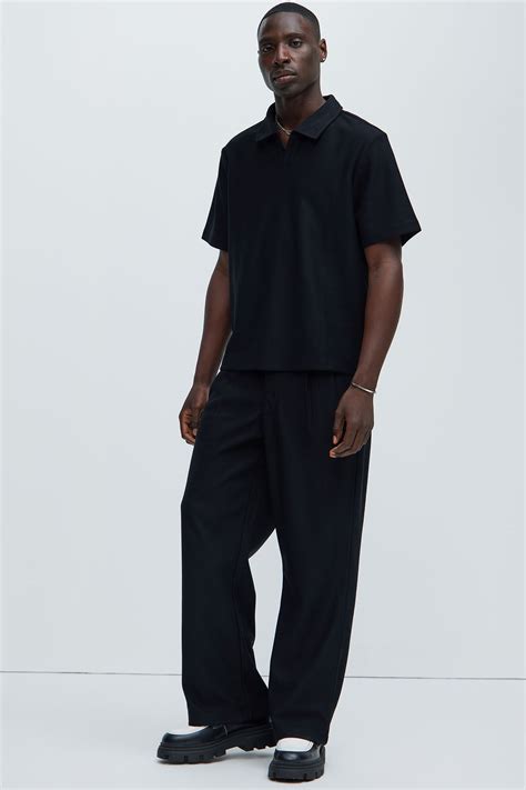 Turner Relaxed Trouser Pants Black Fashion Nova