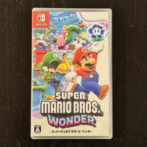 【未使用に近い】美品 スーパーマリオブラザーズ ワンダー Super Mario Bros Wonder Switch スイッチ スーパー