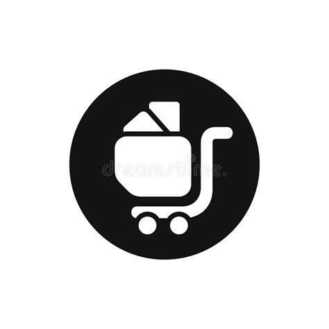 Icono Del Vector De La Cesta De Compras Ilustración Del Vector