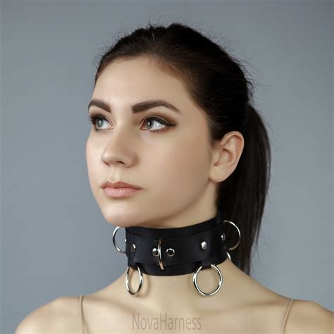 Bdsm Choker Leather Bdsm Choker Unique Leather Choker Leather Etsy