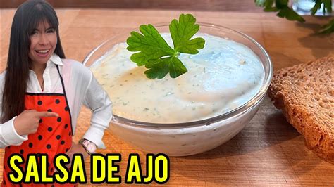 🧄salsa De Ajo Casera Receta Alioli Youtube