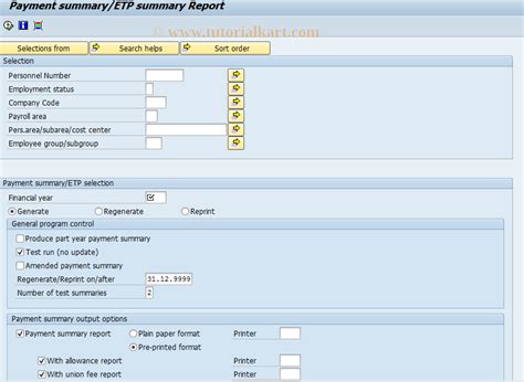 PC00 M13 CP01 SAP Tcode 2001 2002 Payment Summary Transaction Code