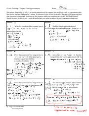 Ab Tangent Line Approximation Circuit Pdf Khoa Circuit Training