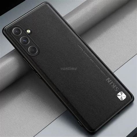 Vantime For Samsung Galaxy A34 5g Case Synthetic Leather Slim Matte