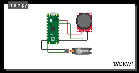 Joystick With Servo Wokwi Esp32 Stm32 Arduino Simulator