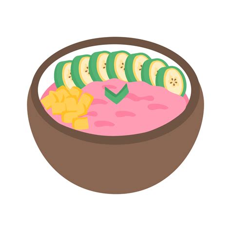 Es Pisang Ijo The Iced Dessert Of Plantain Banana Roll With Coconut