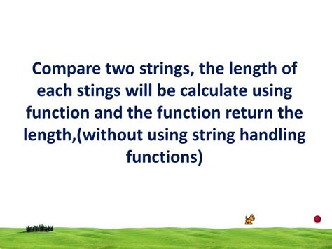 Ppt Sort The Given String Without Using String Handling Functions