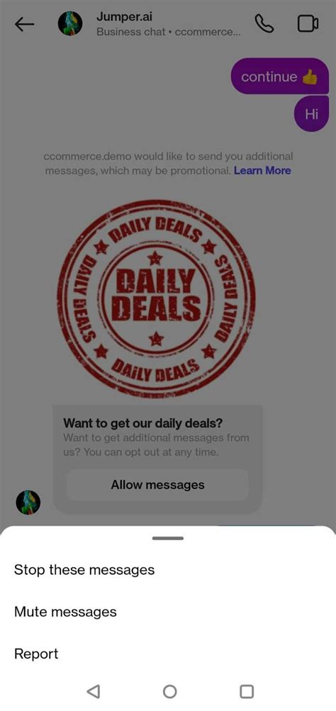 instagram recurring notifications vonage api support
