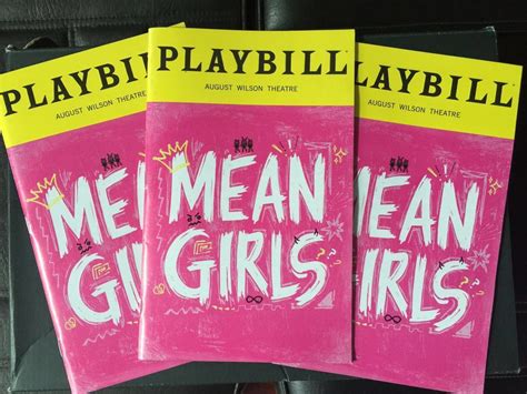 Mean Girls Playbill Hobbies And Toys Books And Magazines Fiction And Non