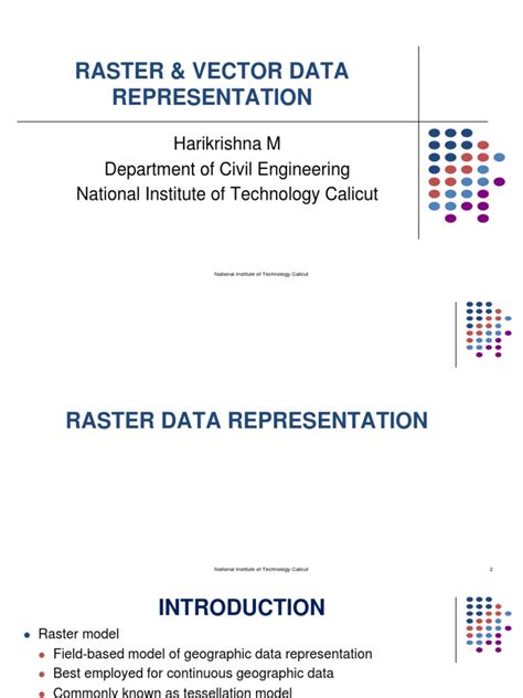 raster vector data representation pdf data model geographic