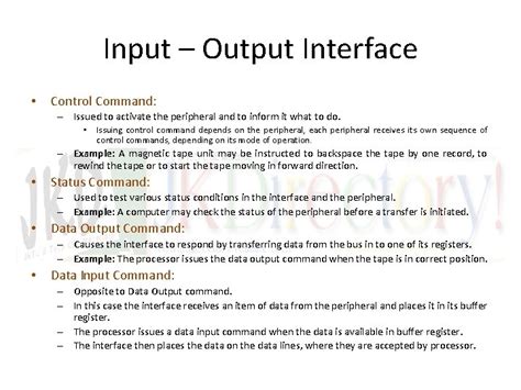 Unitiii Inputoutput Organization List Of Topics Peripheral Devices