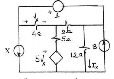 Solved Find The Vx And Ix Values Of The Circuit Calculate Chegg Com