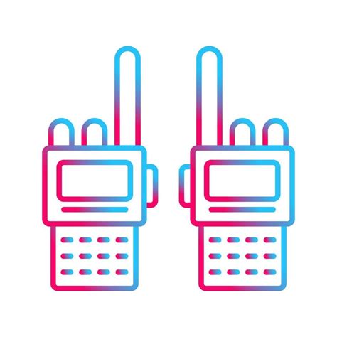 Walkie Talkie Vector Icon 19503675 Vector Art At Vecteezy