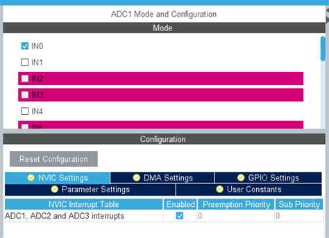 音源とオーディオの電子工作（予定） Stm32 Adcをinterruptで使う（nucleo F446re）