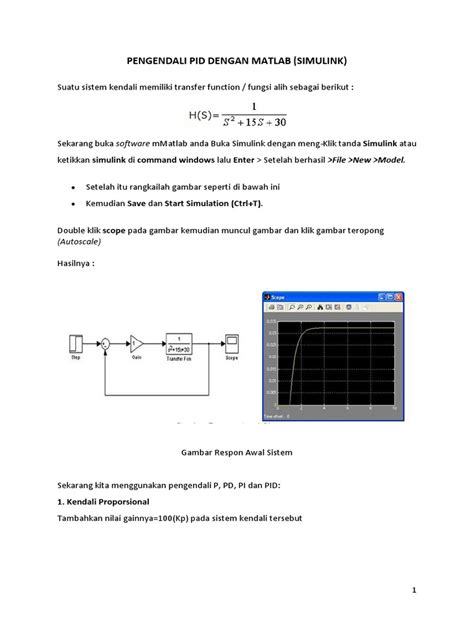 Pid Simulink Pdf Komputer