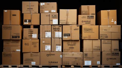 Stack Stacked Cardboard Boxes Stock Illustration Illustration Of Safety System 361487673