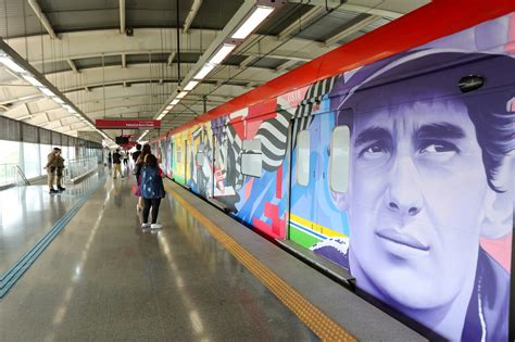 30 Anos Do Legado De Senna CPTM Traz Obra De Arte Ao Ar Livre