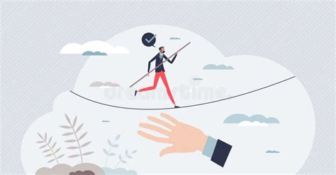 Psychological Safety Feeling And Protection If Fail Tiny Person Concept