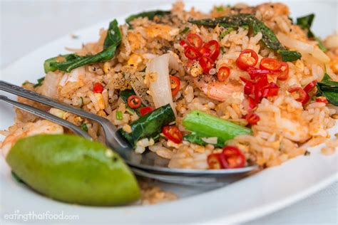 Authentic Thai Fried Rice Recipe ข้าวผัด Street Food Style