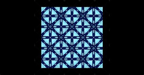 Blue Glass Pattern Home Decor Sticker Teepublic