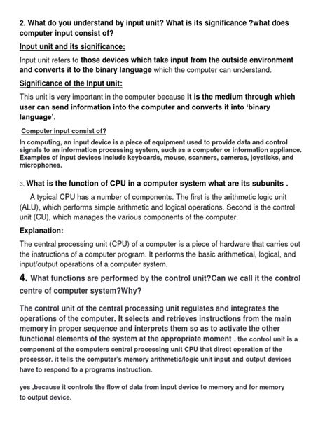 ch 1 assignment download free pdf computer data storage input output