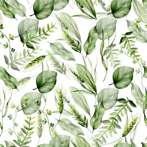 Leafy Greenery Pattern Images Free Download On Freepik