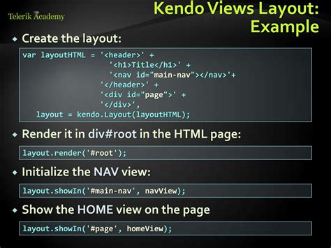 Ppt Kendoui Mvvm Powerpoint Presentation Free Download Id4387505