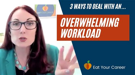 3 Ways To Deal With An Overwhelming Workload Youtube
