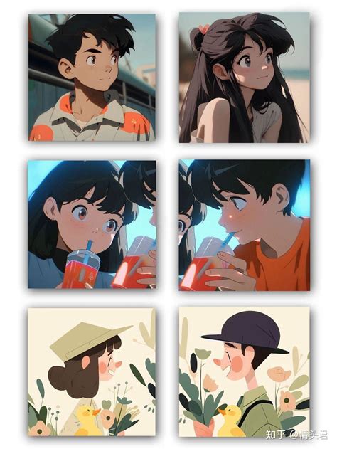动漫情侣头像 知乎
