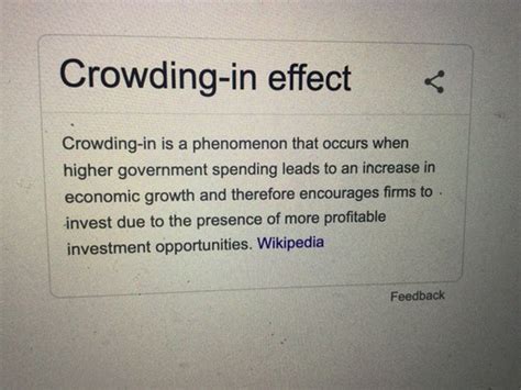 Crowding Out Flashcards Quizlet