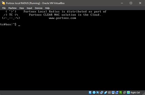 Run The Local Radius Server In Oracle Virtualbox