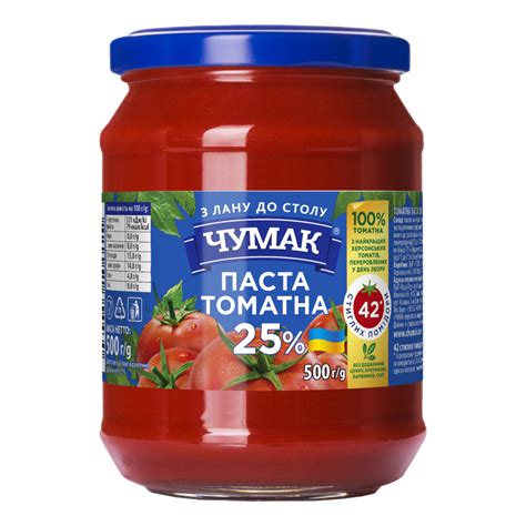 Паста томатная Чумак твист 500г Чумак 4820001354430 купить в интернет