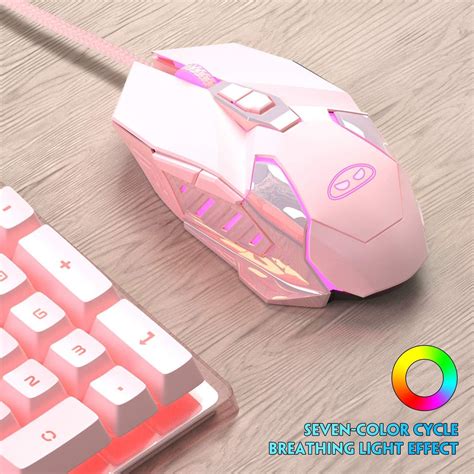 Magegee G10 Gaming Mouse Wired 7 Colors Breathing Led Backlit Gaming
