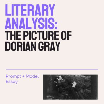 The Picture Of Dorian Gray Ap Literary Analysis Prompt Model Essay