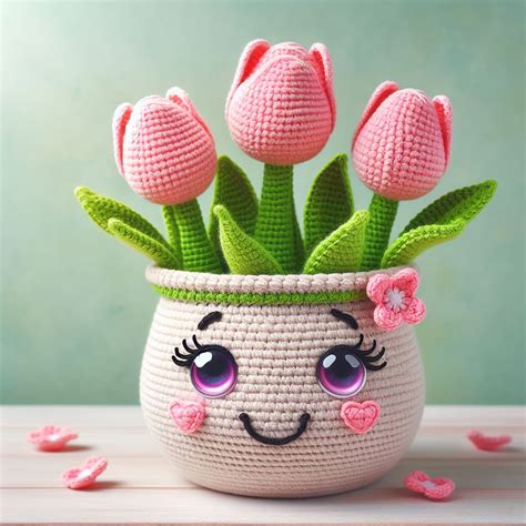 Tulip Plant Crochet Pattern Crochetease
