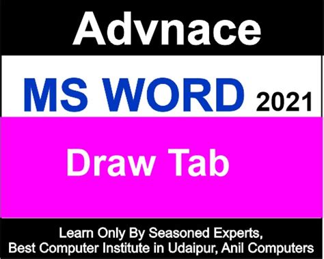 Exploring The Draw Tab