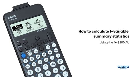 Meet The Casio Fx 8200 Au Casio Education Australia
