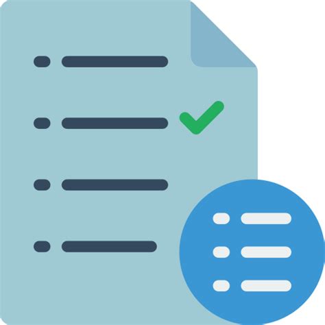 Checklist Basic Miscellany Flat Icon
