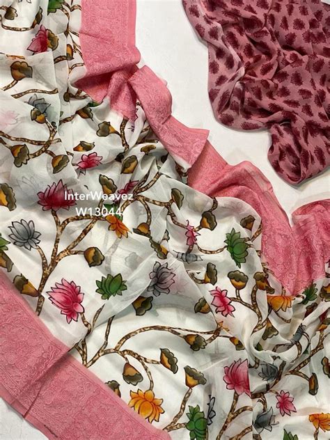 Georgette Sarees With Floral Print