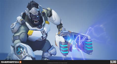 Rabcat Game Art Overwatch 2 Winston